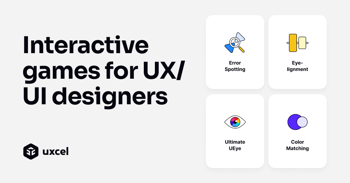 Interactive eye-training games for UX/UI design | Uxcel